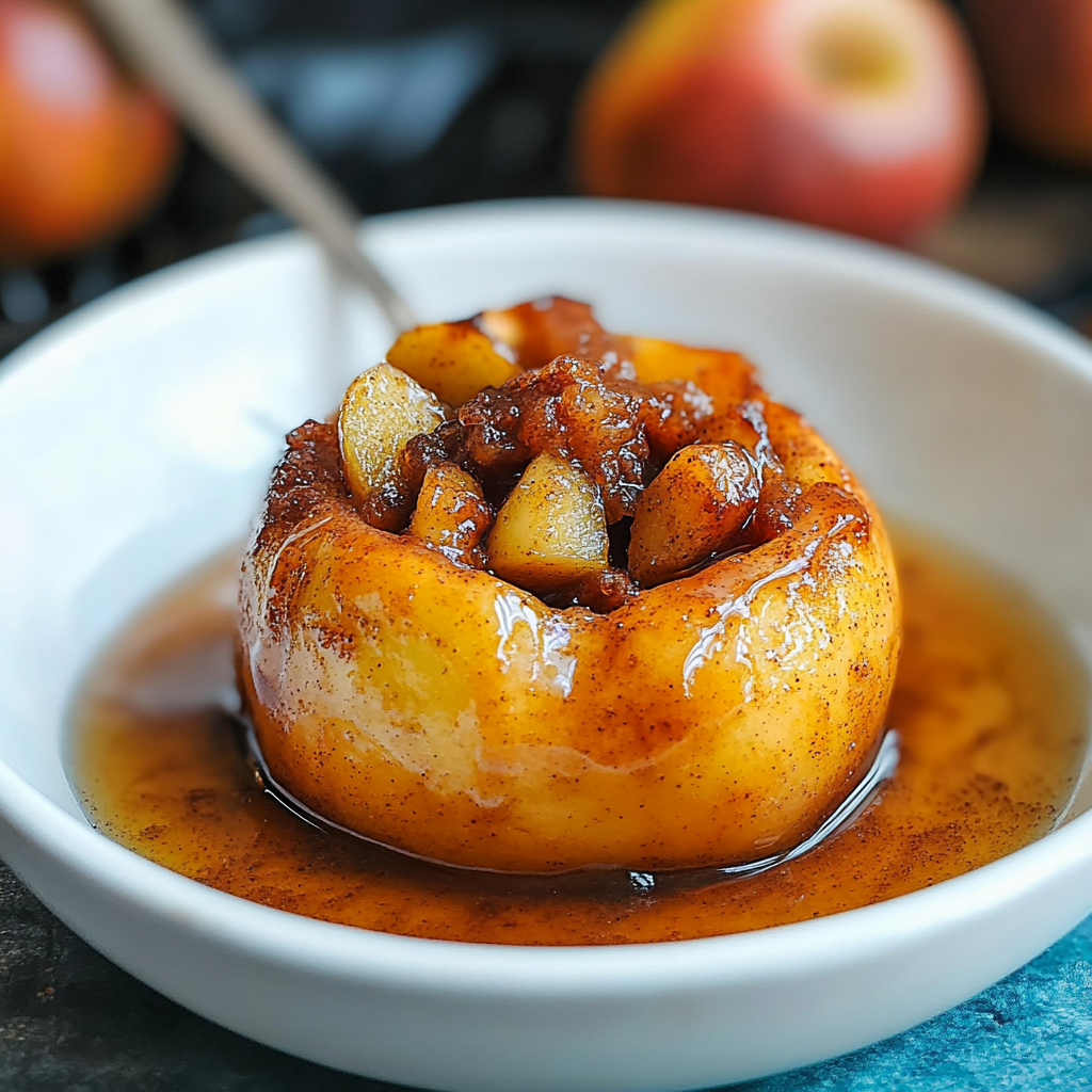 Easy Baked Apples with Cinnamon & Honey in less than 1 hour