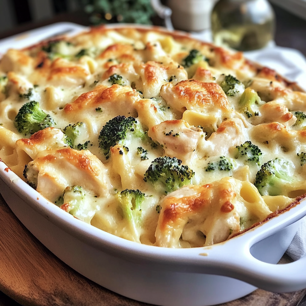 Amazing Chicken Broccoli Alfredo Bake You'll Definitely Love