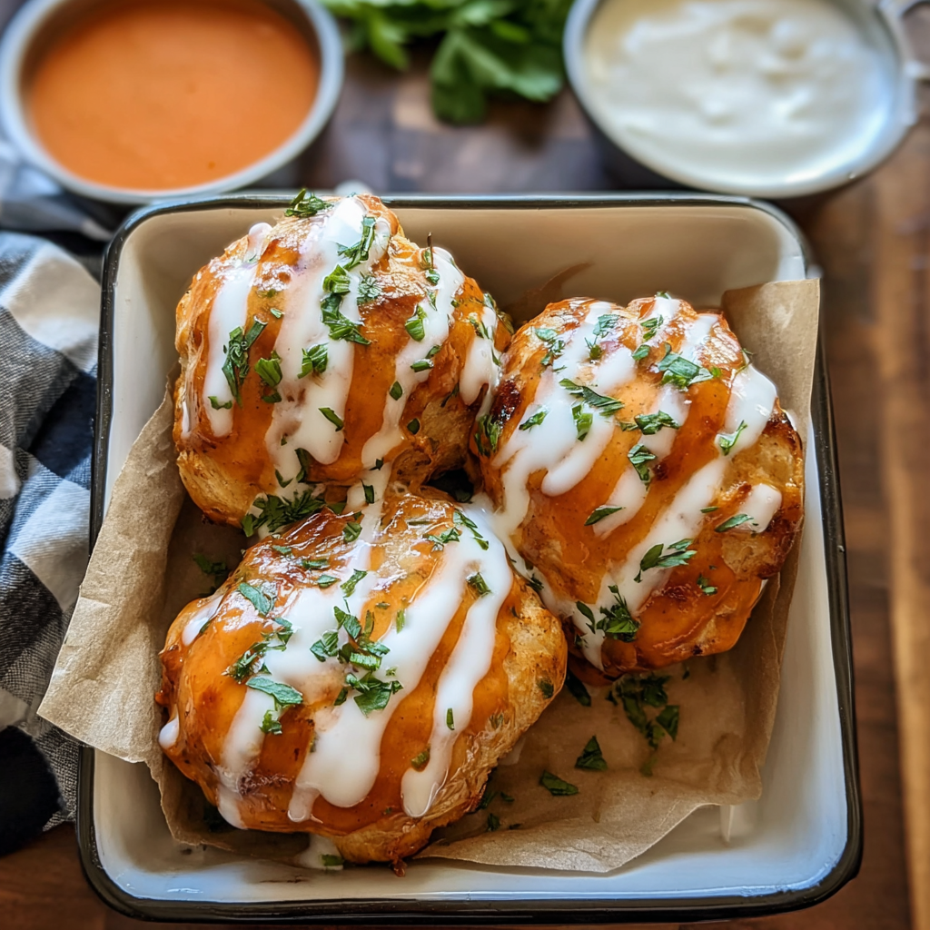 Buffalo Chicken Bombs Recipe - Easy Crispy Game Day Appetizer