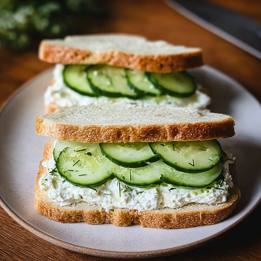Best Cucumber Cream Cheese Sandwiches - Easy Recipe