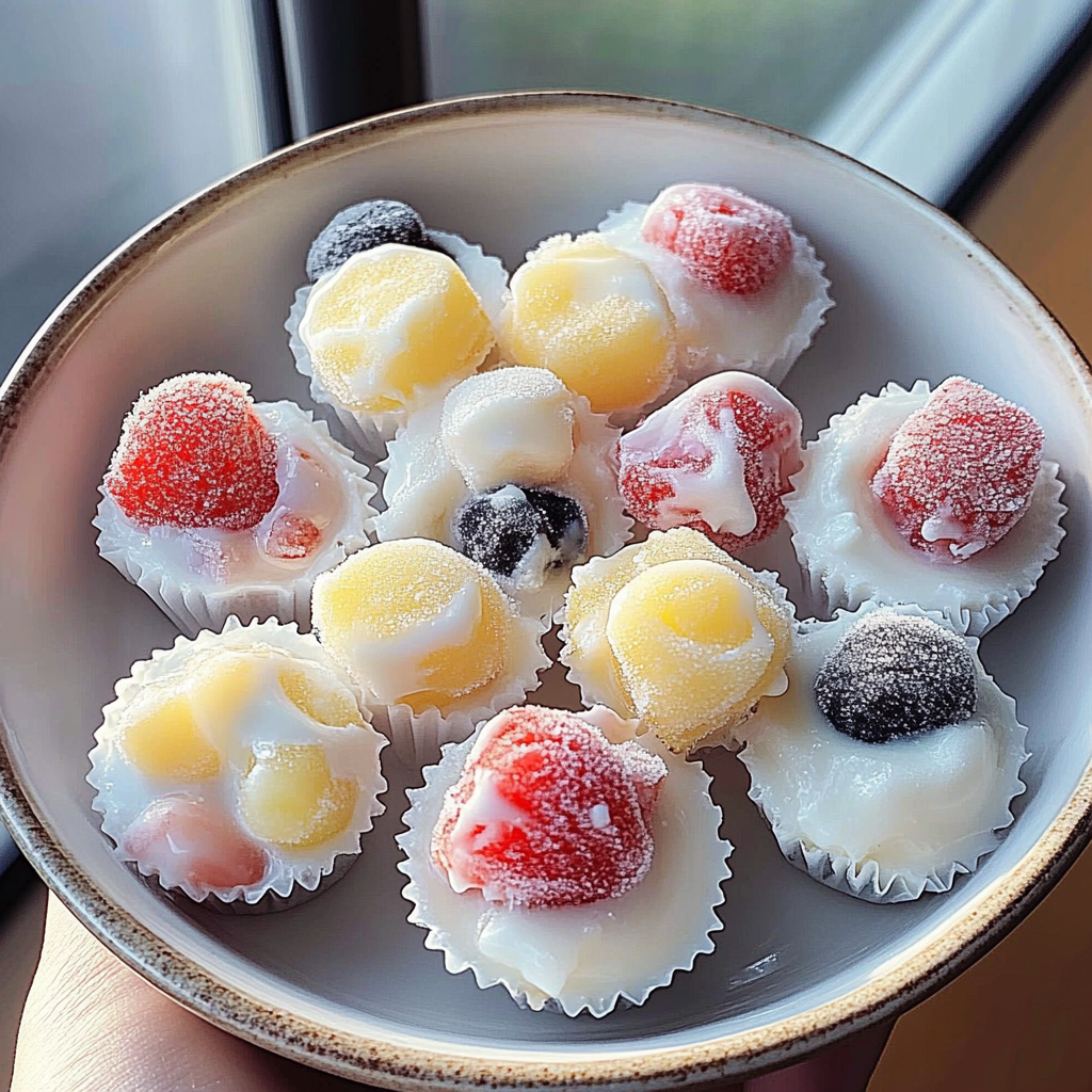 Frozen Yogurt Bites Recipe - Easy 10-Minute Healthy Treat