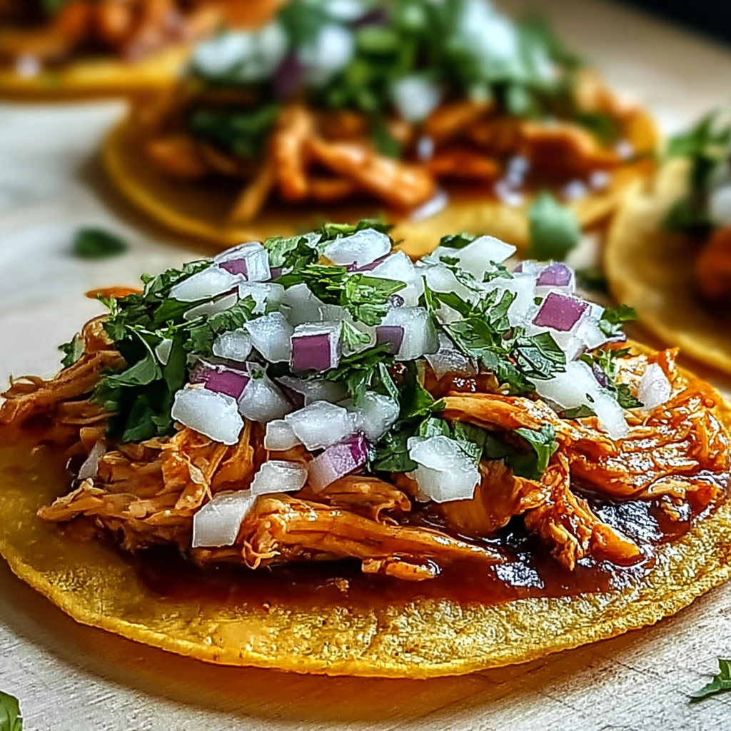 Chicken Tinga Tostadas Recipe - Easy Authentic Mexican