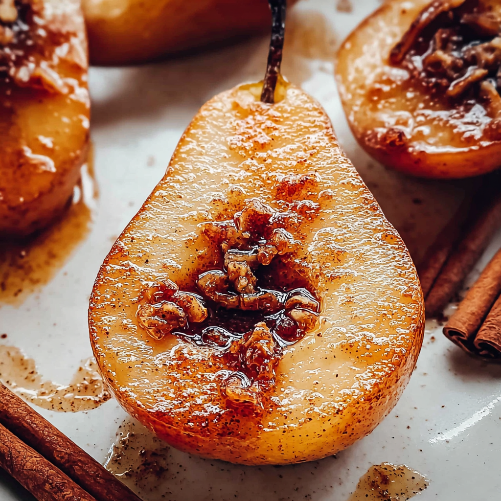 Cinnamon Maple Baked Pears – Cozy, Elegant Fall Dessert
