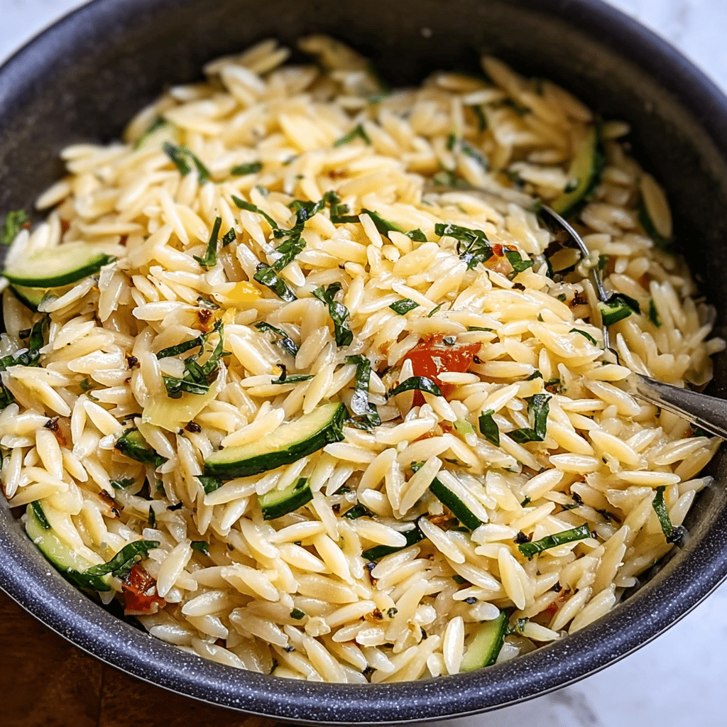 Lemon Garlic Orzo Amazing Vegetables Recipe Easy Guide