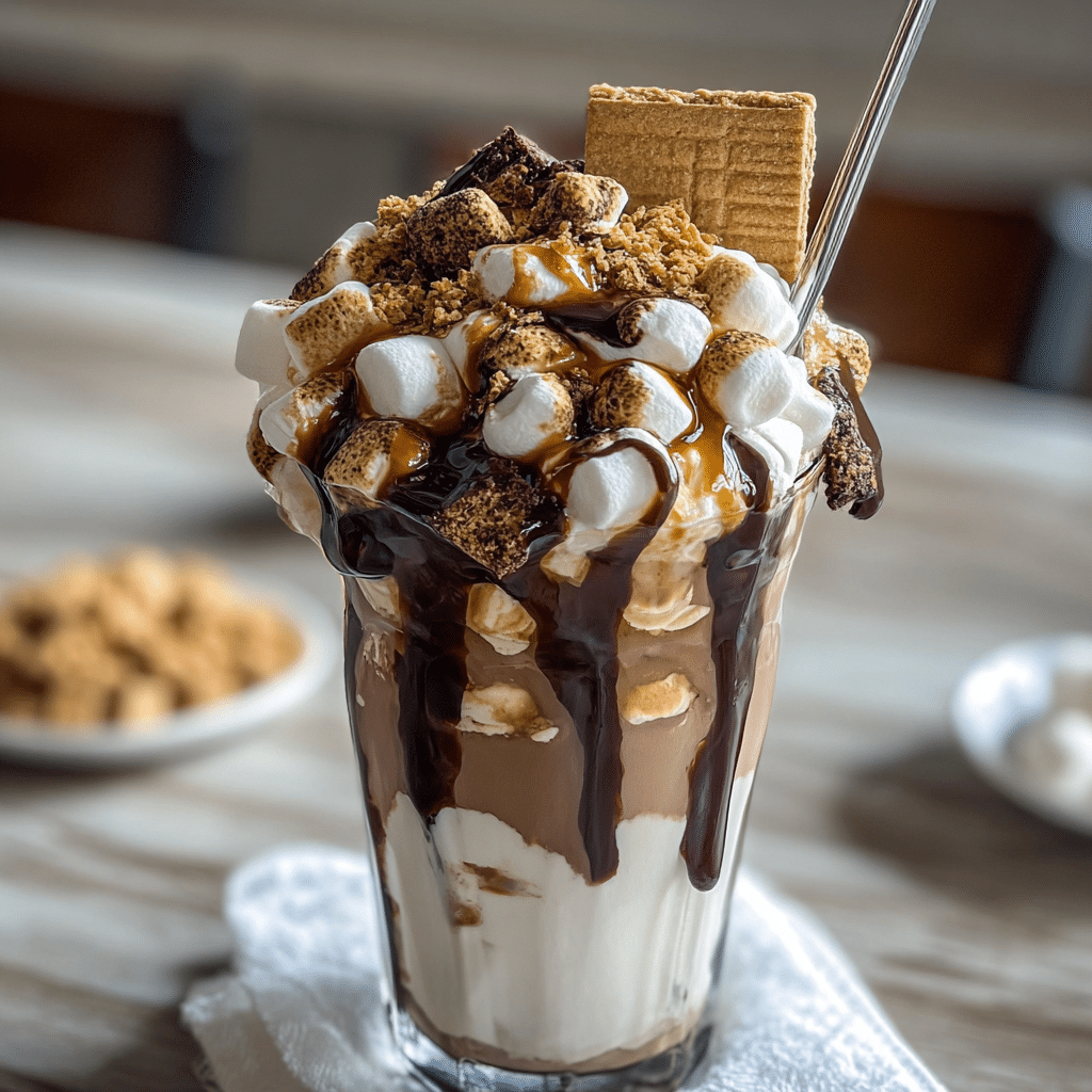 Best S'mores Milkshake Recipe – Creamy, Easy & Campfire-Inspired Treat