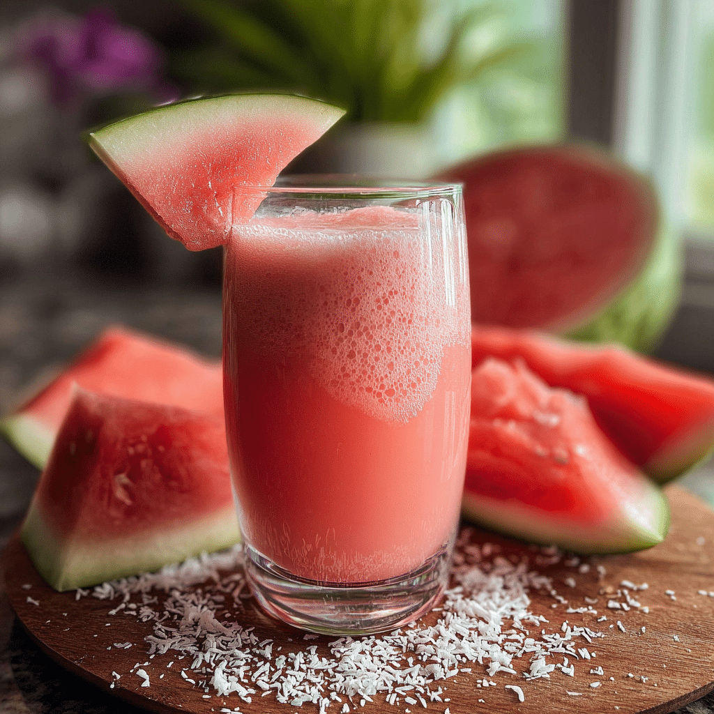 Watermelon Coconut Smoothie: Perfect Refreshing Recipe
