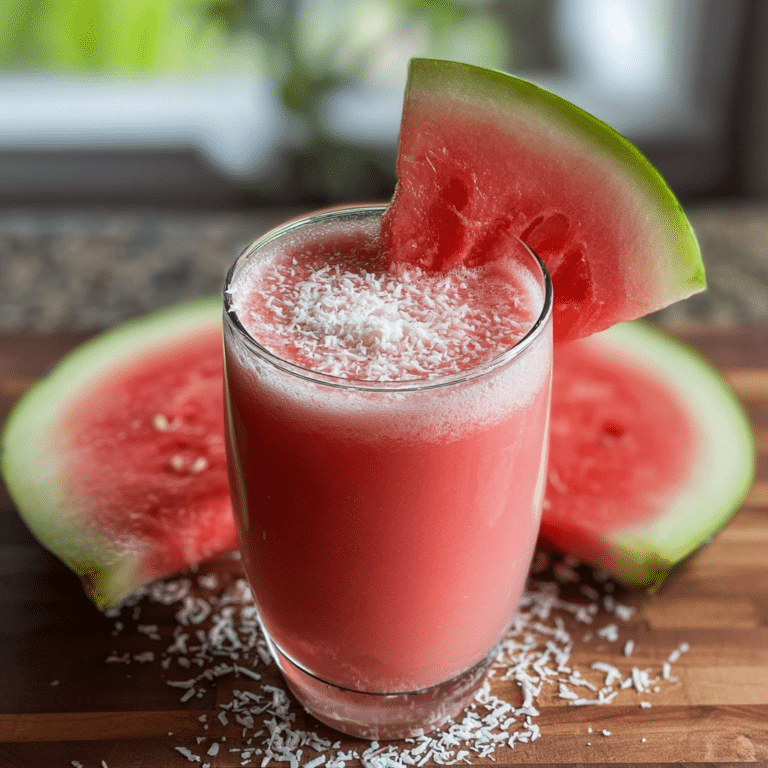 Watermelon Coconut Smoothie: Perfect Refreshing Recipe