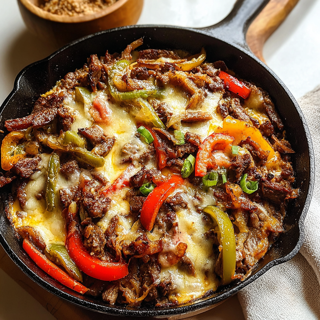 Zesty Philly Cheesesteak Skillet - Easy 30-Minute Recipe