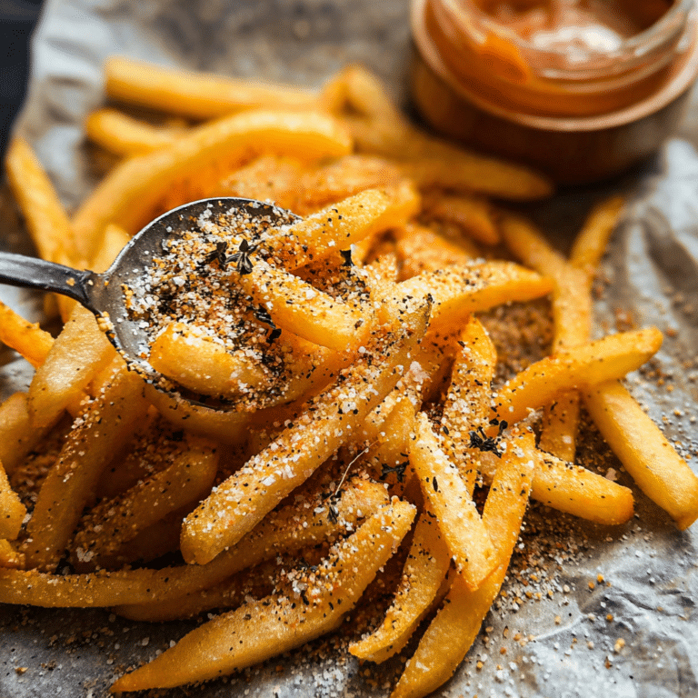 Homemade French Fry Seasoning: Perfect Blend for Crispy Fries