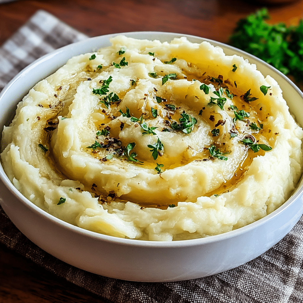 Roasted Garlic Mashed - Perfect Creamy Side Dish Recipe