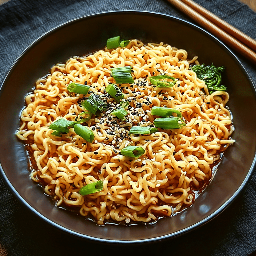 Sesame Garlic Ramen: Amazing Homemade Noodles Ready in 15 Min