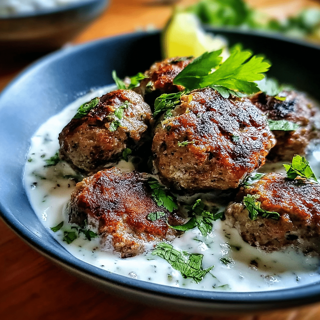 Beef Kofta Yogurt Amazing Recipe - Perfect Middle Eastern