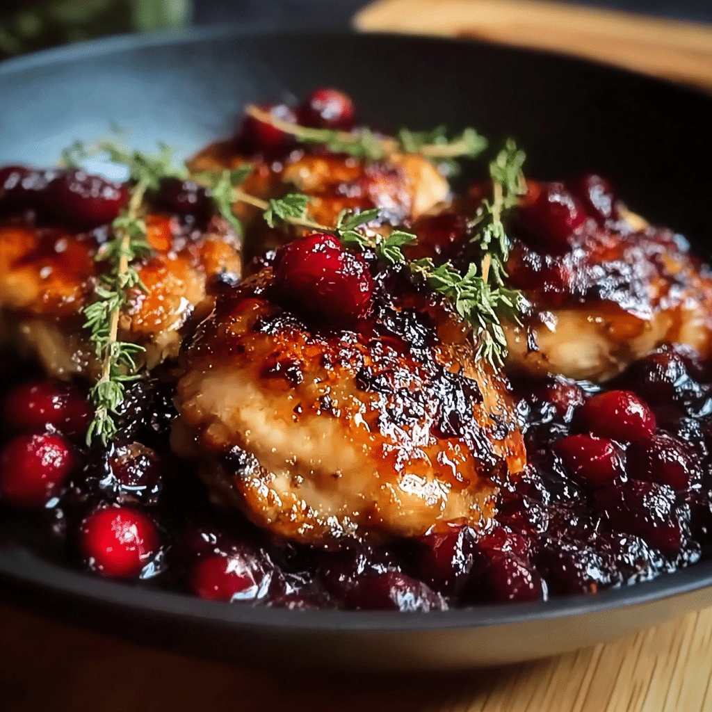Cranberry Glazed Chicken: Amazing Sweet & Savory Recipe