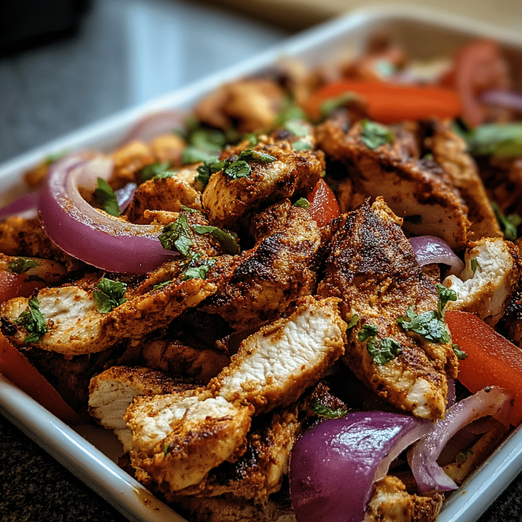 Easy Sheet Pan Chicken Shawarma – Juicy One-Pan Middle Eastern Dinner
