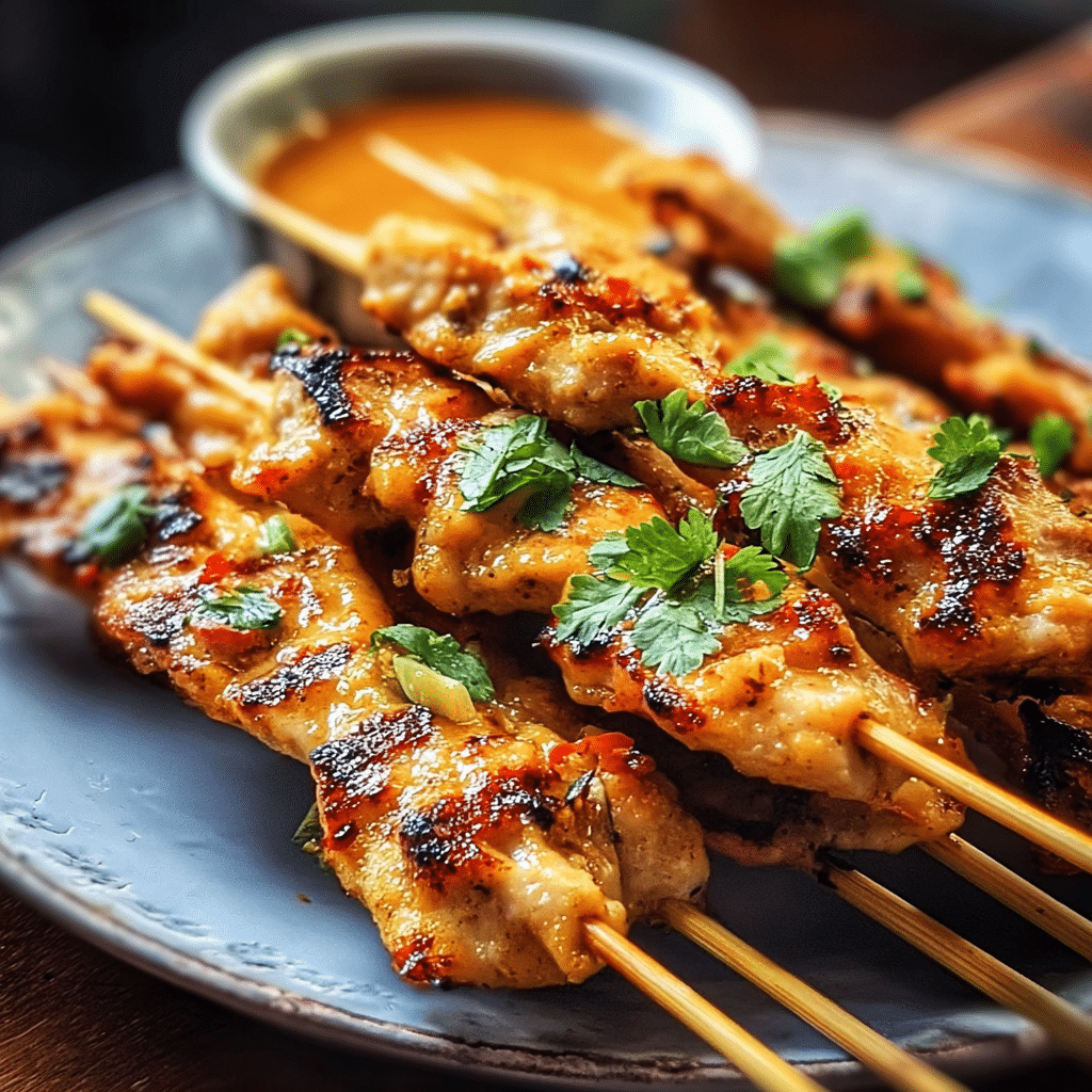 Chicken Satay Skewers: Amazing Thai Recipe with Peanut Sauce