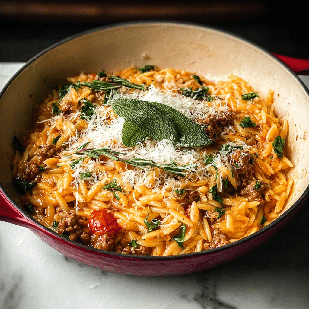 Ground beef orzo: Amazing one-pot comfort meal ready fast