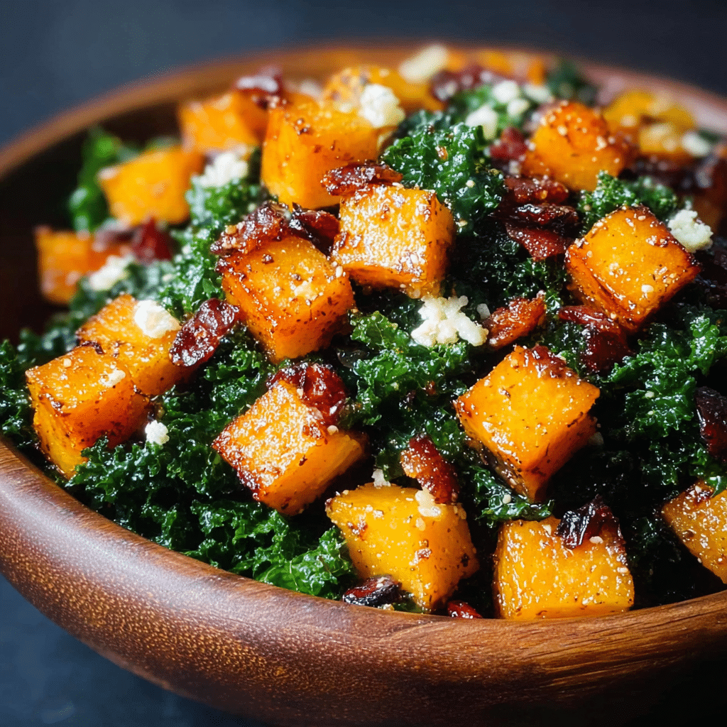 Maple roasted squash kale amazing recipe for healthy meals