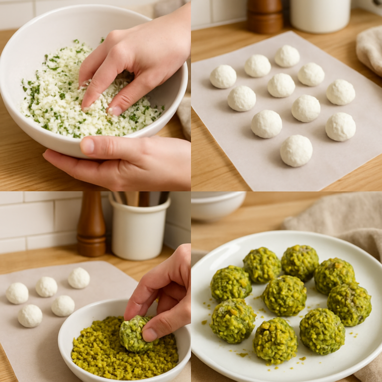 Goat cheese pistachio truffles: Amazing appetizer recipe