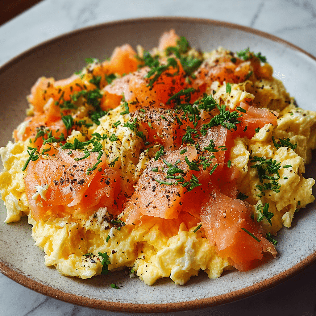 Smoked Salmon Scrambled Eggs: Perfect Breakfast Recipe