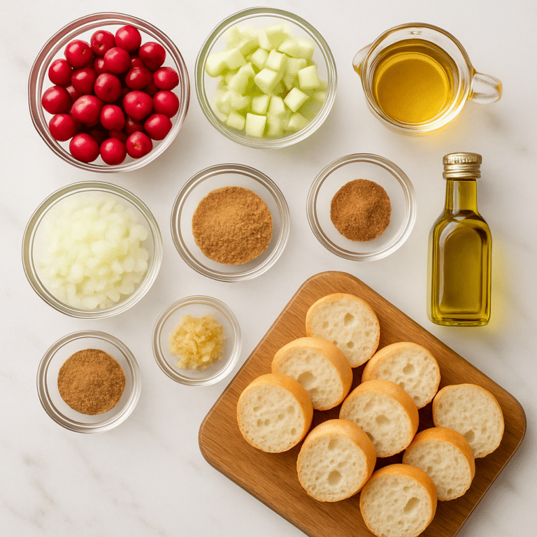 Apple Cranberry Chutney Crostini: Perfect Holiday Appetizer