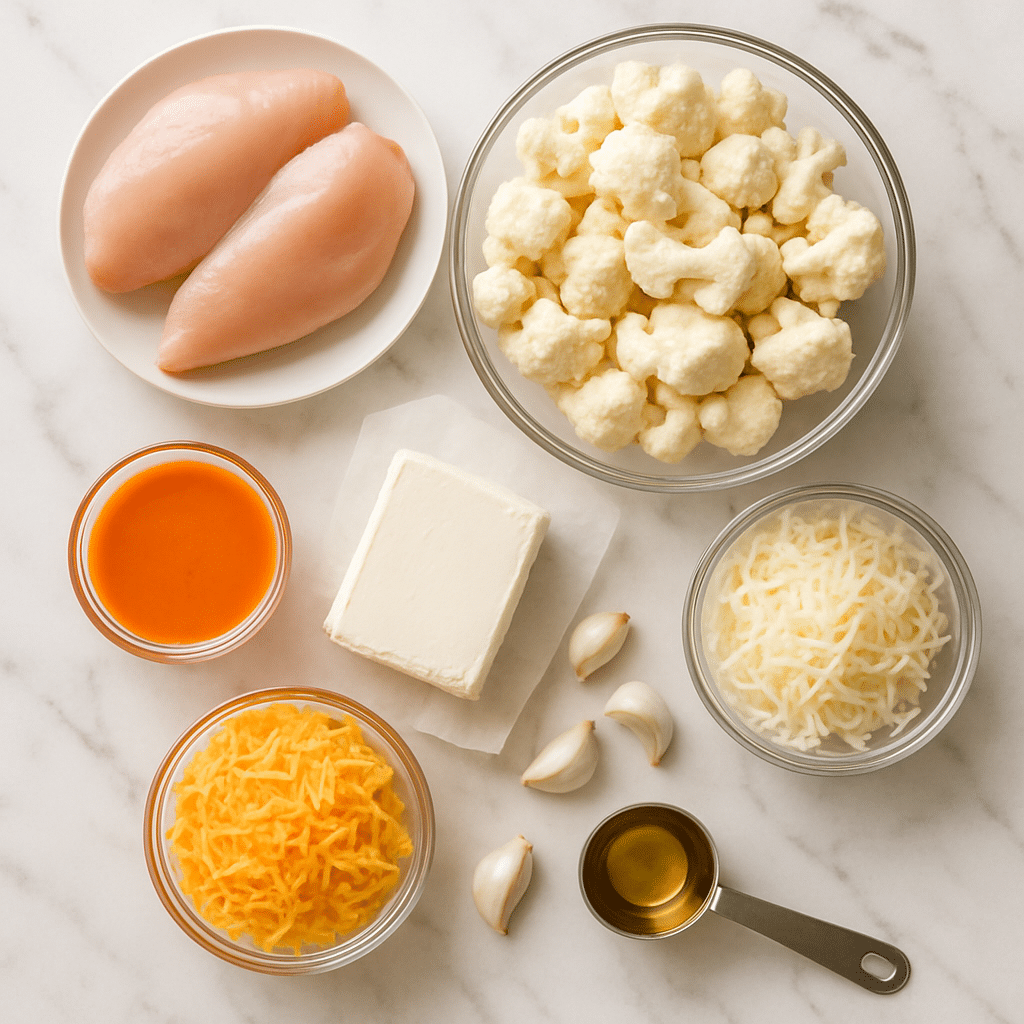 Buffalo Chicken Cauliflower Casserole: Amazing Low-Carb Recipe