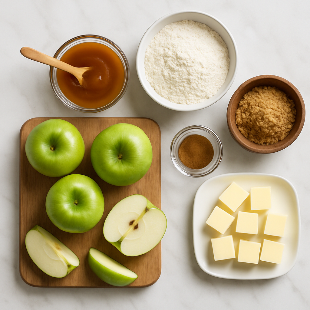 Maple butter apple crumble amazing recipe with brown sugar