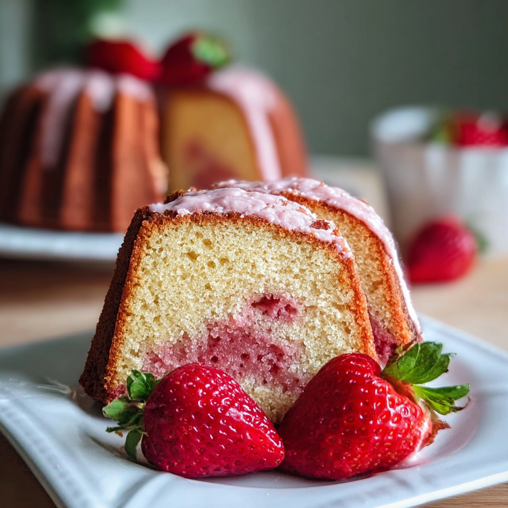 Strawberry Pound Cake: Amazing Fresh Recipe with Easy Steps