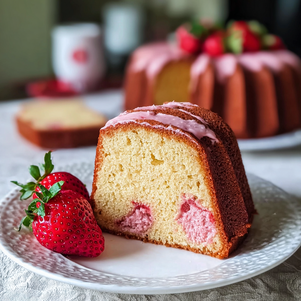 Strawberry Pound Cake: Amazing Fresh Recipe with Easy Steps